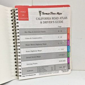 Thomas Bros Maps | Office | Thomas Bros Maps California Road Atlas Aaa ...